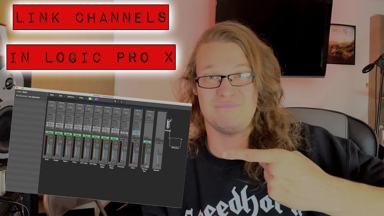 How To Link Channel Parameters in Logic Pro X - YouTube