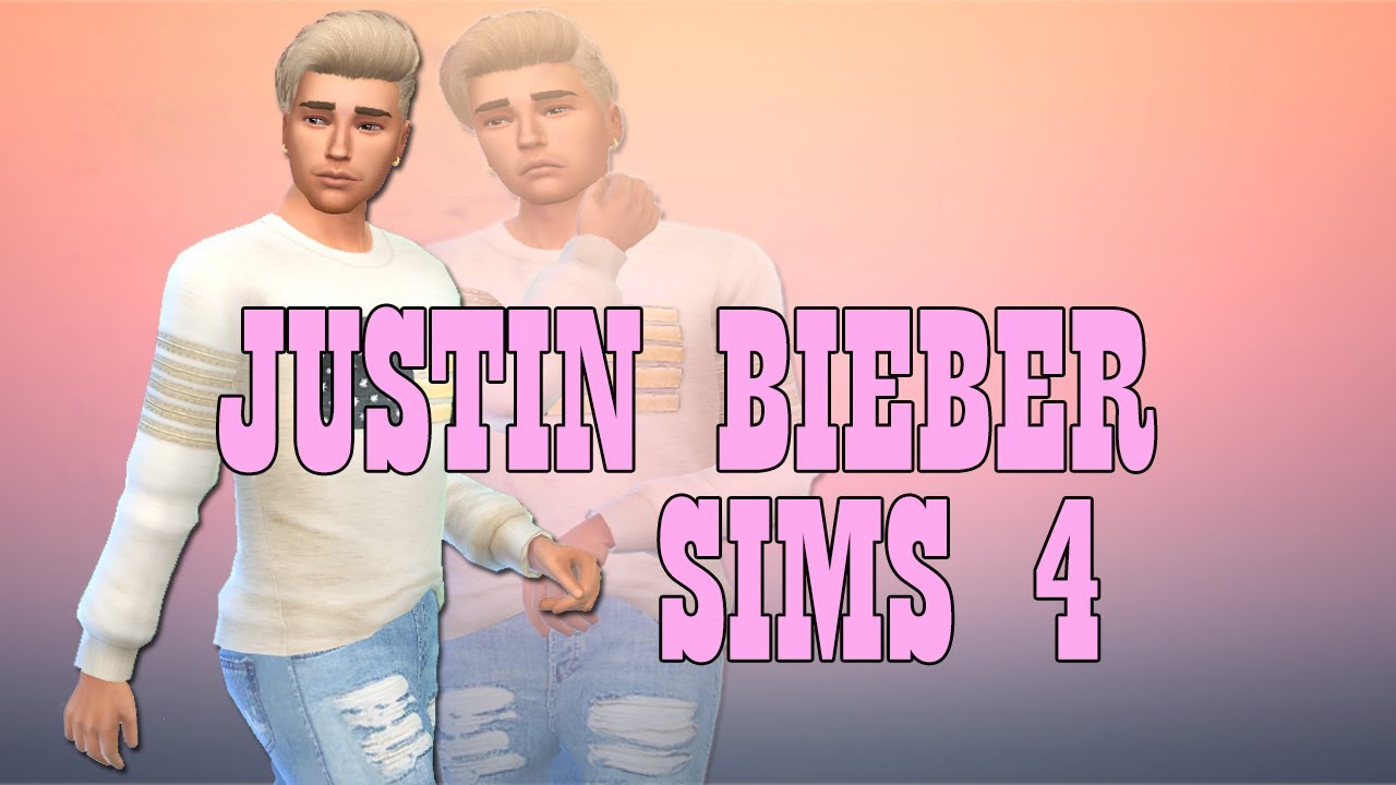 Justin Bieber CC SIMS 4 - YouTube