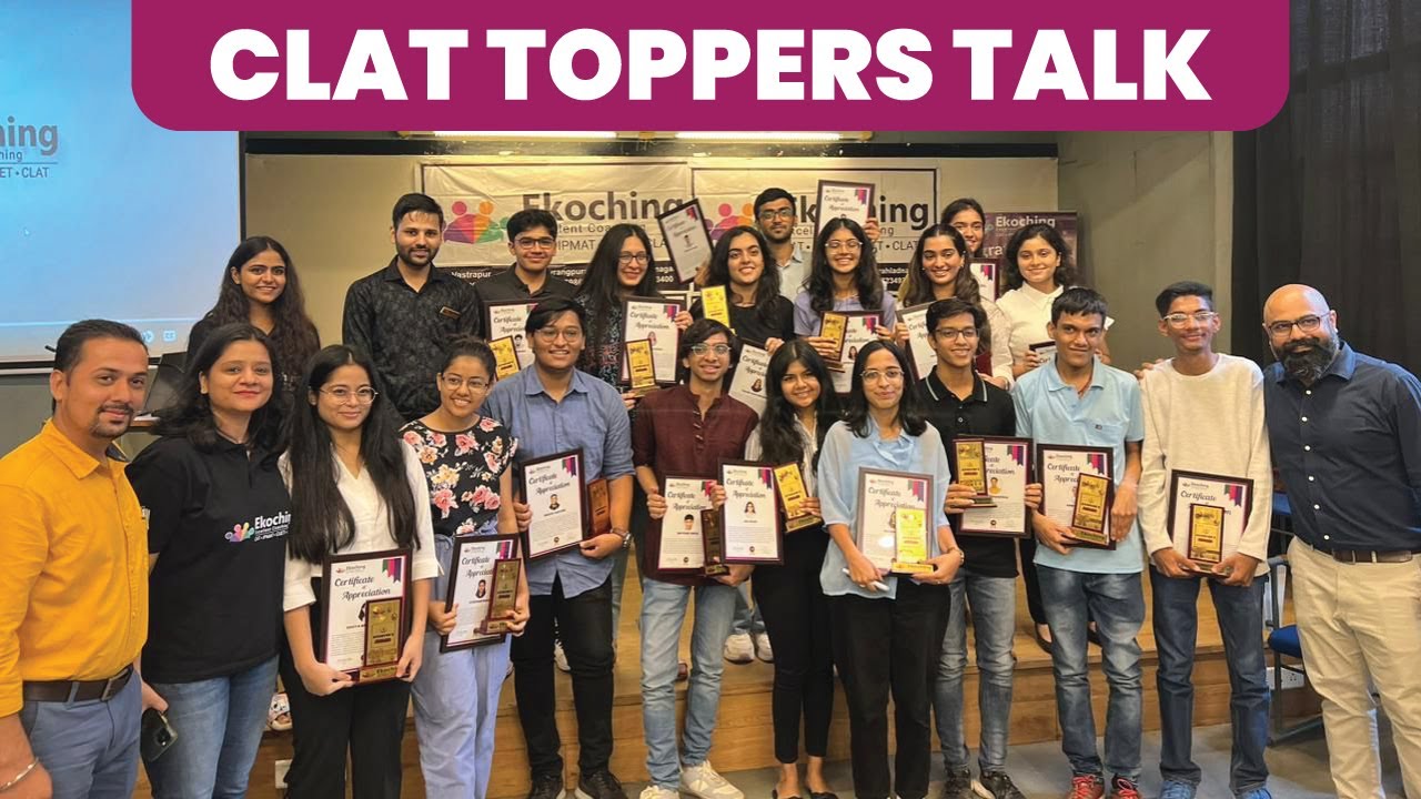 CLAT Topper's Talk Event | Listen From Toppers of Your City@Ekoching ...