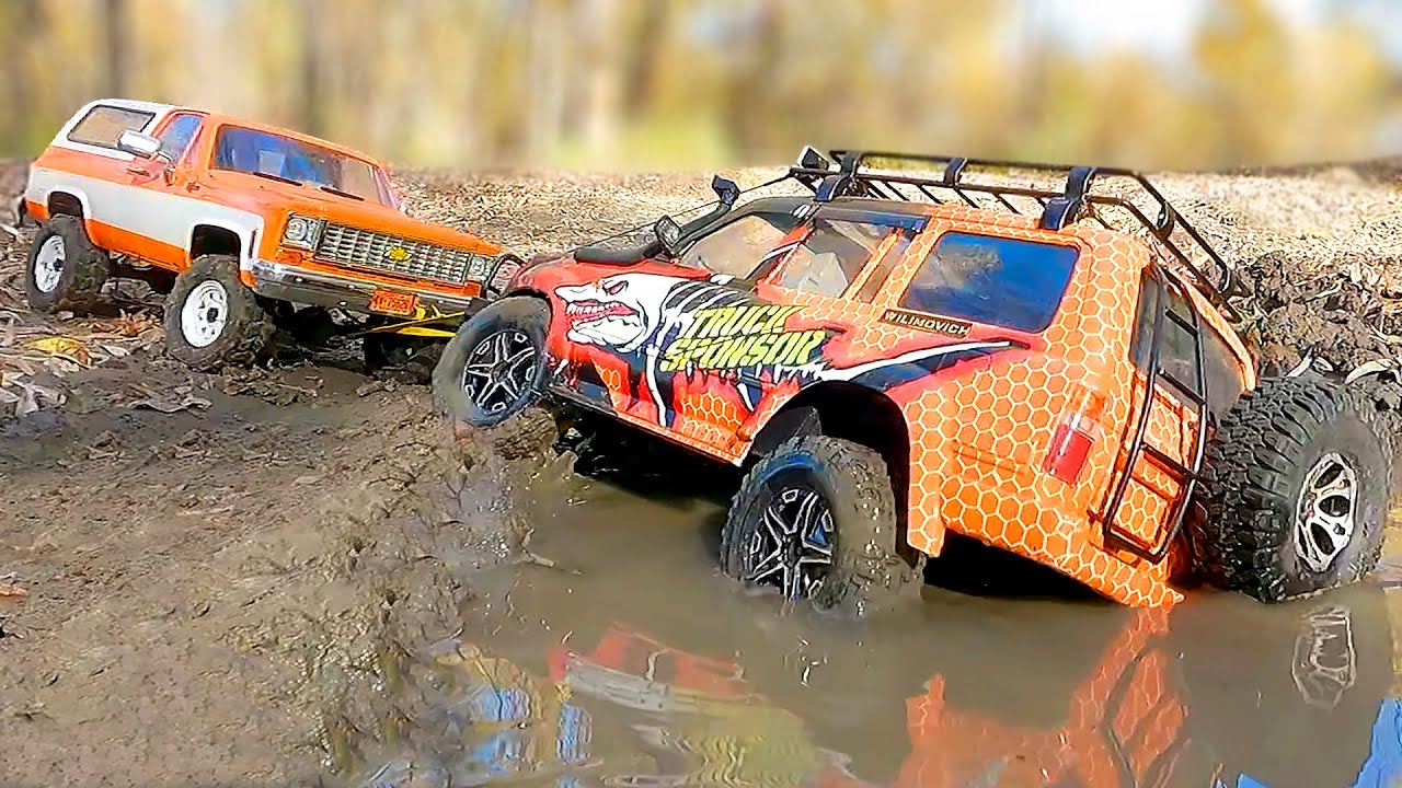 RC CARS Sand Storm and MUD OFF Road - YouTube