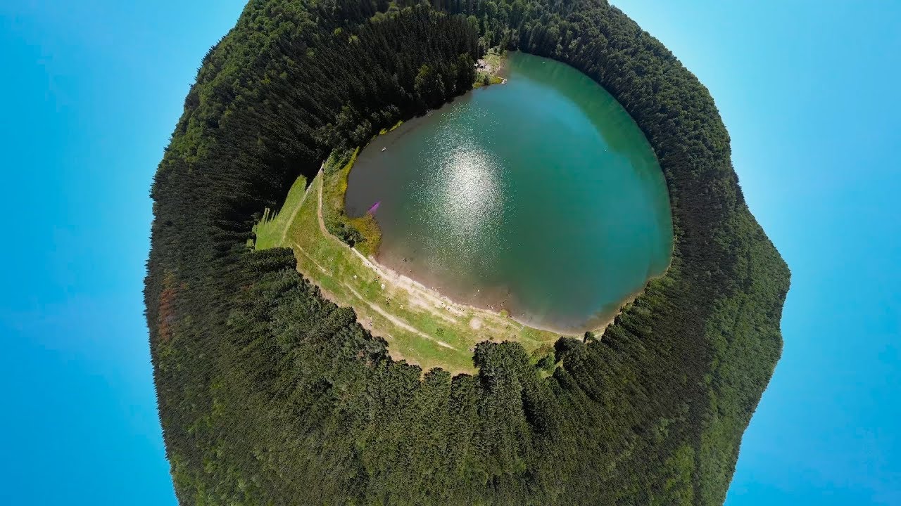 Saint Anna Lake - Romania - 4K Aerial view - YouTube