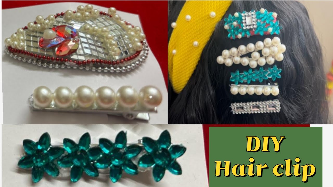 6 ways to make OLD HAIRCLIPS better then New | DIY hair pins | how to ...