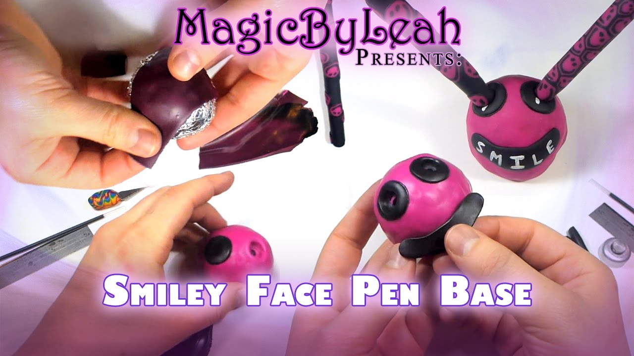 Smiley Face Pen Base Gift Project Beginner Tutorial - YouTube