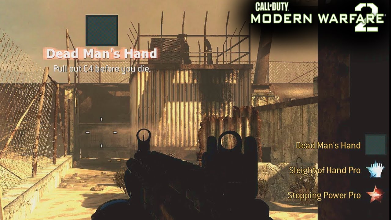 Modern Warfare 2 Gameplay - Secret Dead Mans Hand Unreleased Modern ...