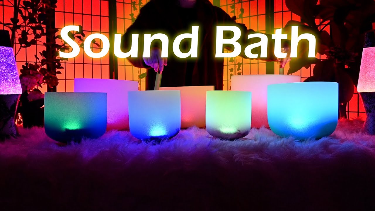 💜Crystal Singing Bowl Sound Bath | Relaxing Sleep Music for Deep Rest ...