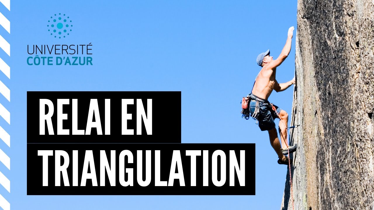 Escalade : Effectuer un relai en Triangulation en Grande Voie - YouTube