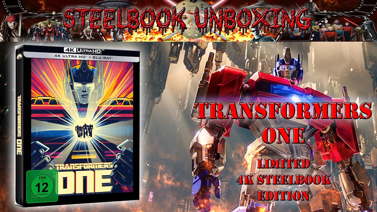 Unboxing - TRANSFORMERS ONE - 4K Steelbook - YouTube