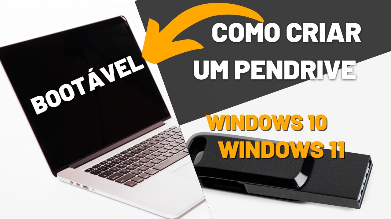 COMO CRIAR UM PENDRIVE BOOTAVEL ATUALIZADO 2023 - Windows 10 e Windows ...