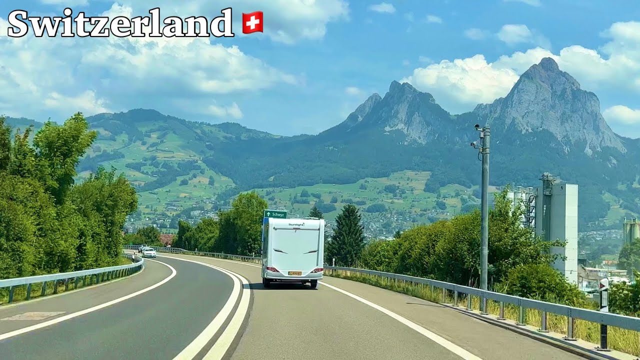 Breathtaking Alpine Highway in Switzerland🇨🇭| Schwyz to Immensee | 4K ...