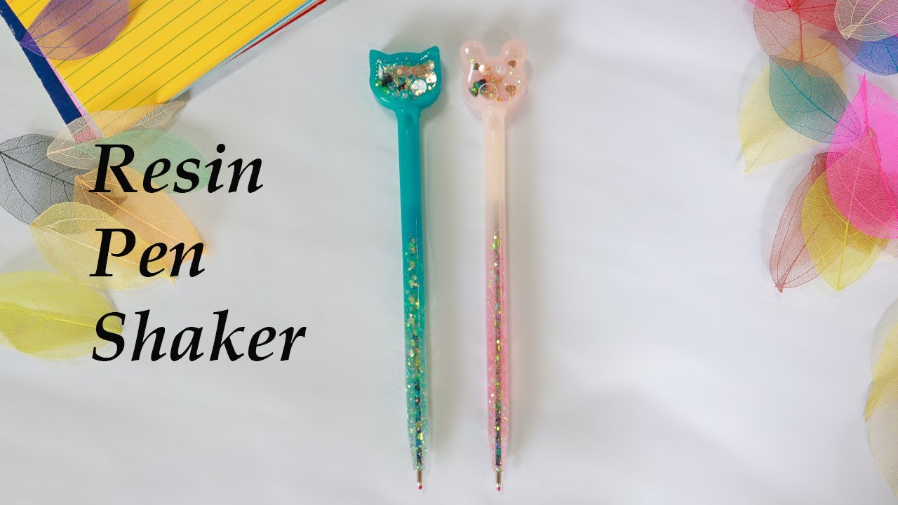 DIY Resin Pens with Shaker | resin shaker charm Resin Art for Beginners ...