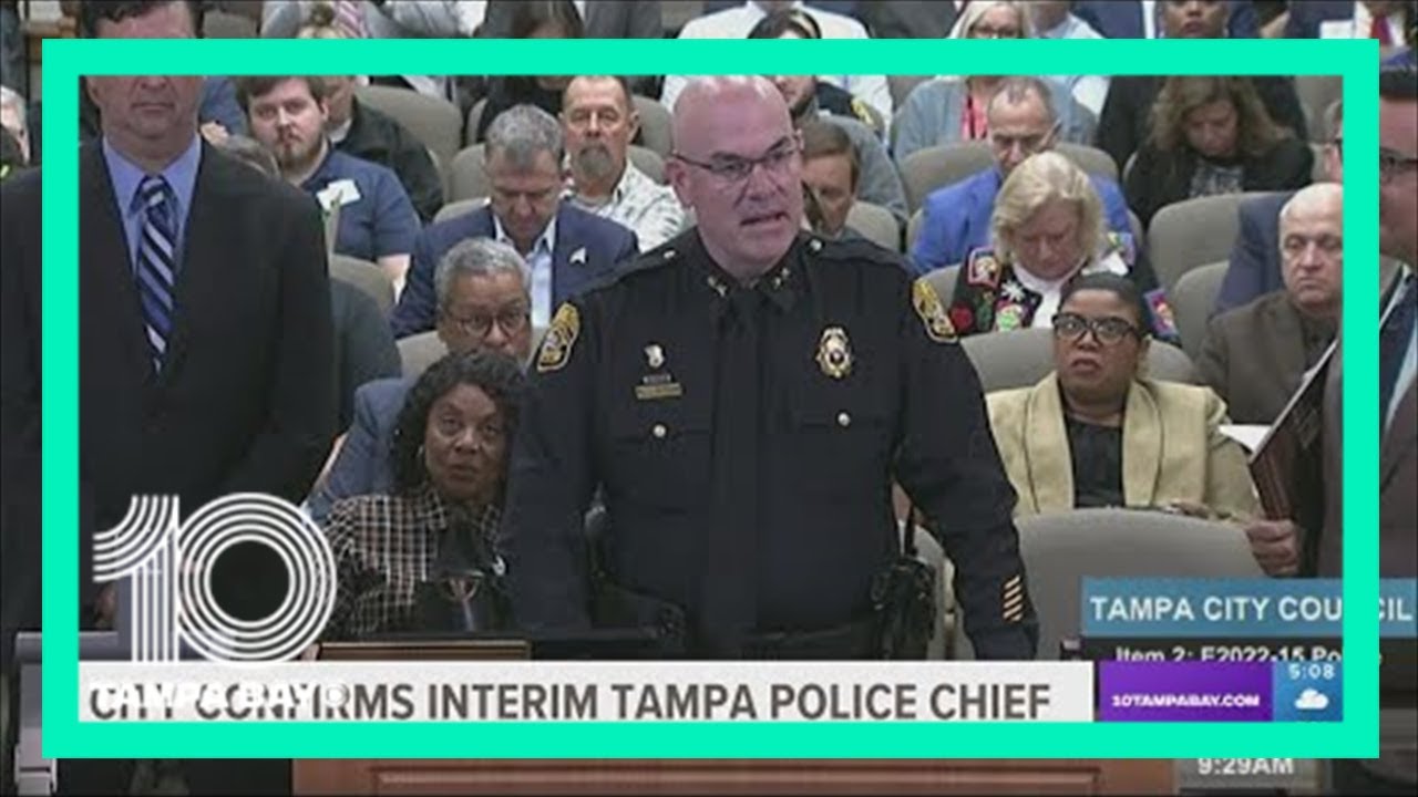 Tampa City Council officially votes Thursday to appoint Interim Police ...
