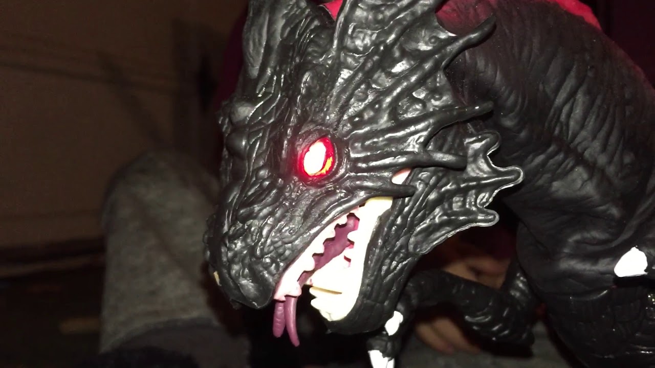 Dragon Toy Walking Talking Demonstration - YouTube