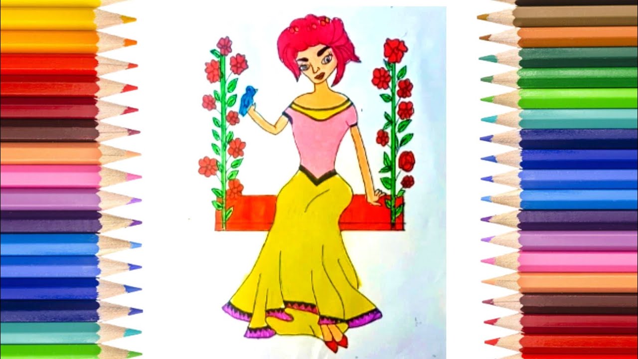 How To Draw A Princess|| Easy Princess Drawing - YouTube