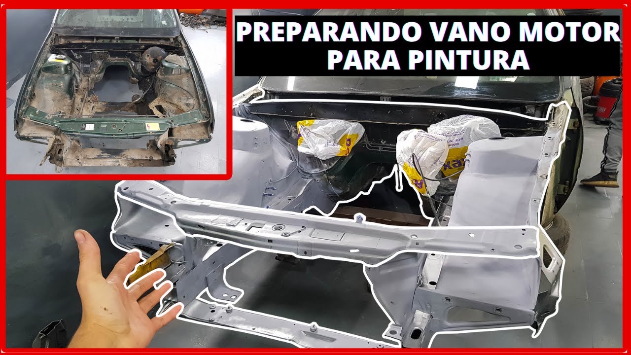 PREPARANDO VANO MOTOR para PINTURA + BATERIA al BAÚL | PROYECTO TRACK ...