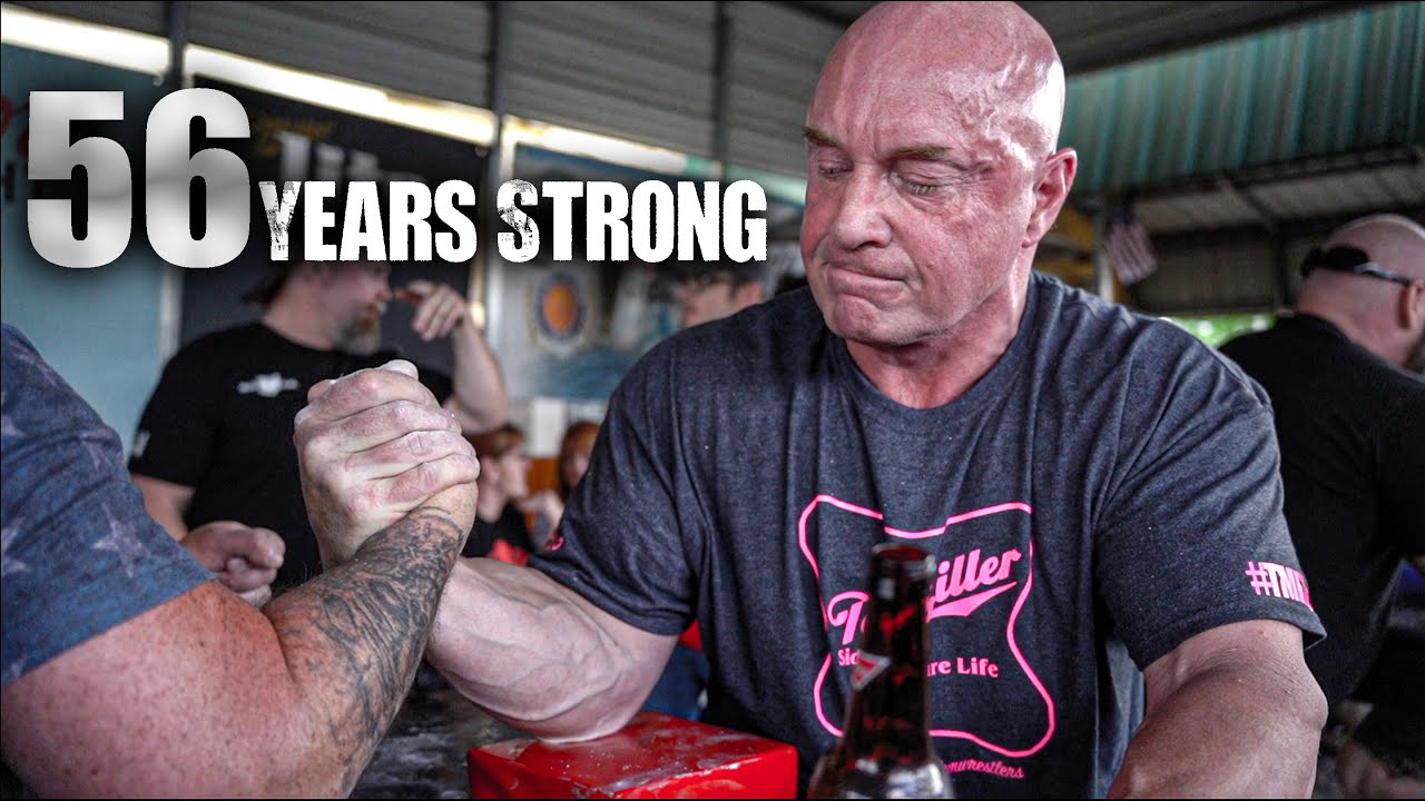 Arm wrestling Practice on Todd Hutchings Birthday - YouTube