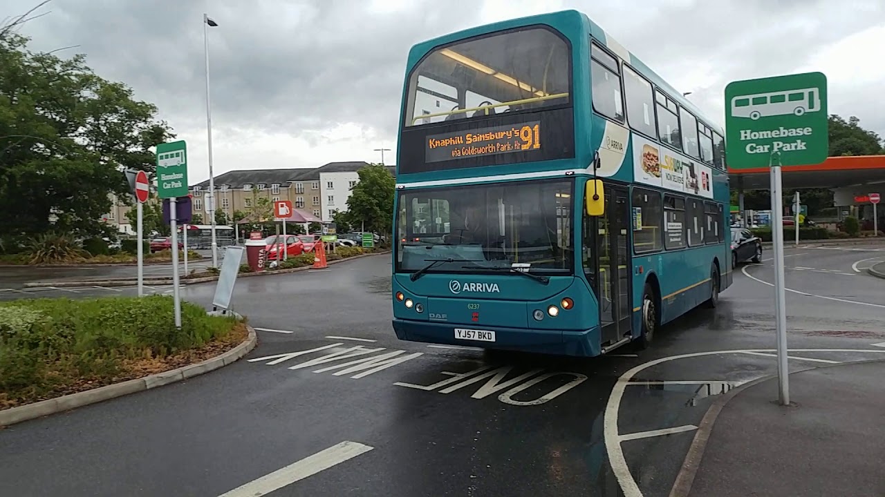 Here is the 91 bus in Brookwood - YouTube