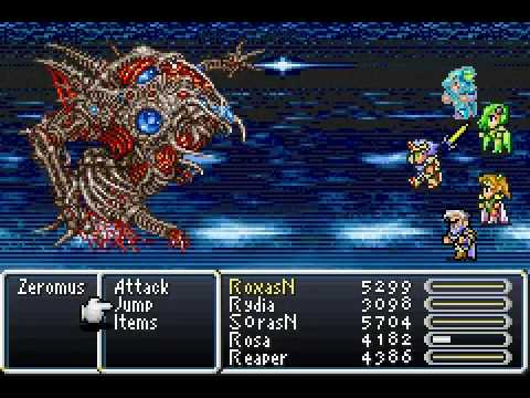 Final Fantasy IV (GBA) - Zeromus THE FINAL BATTLE - YouTube