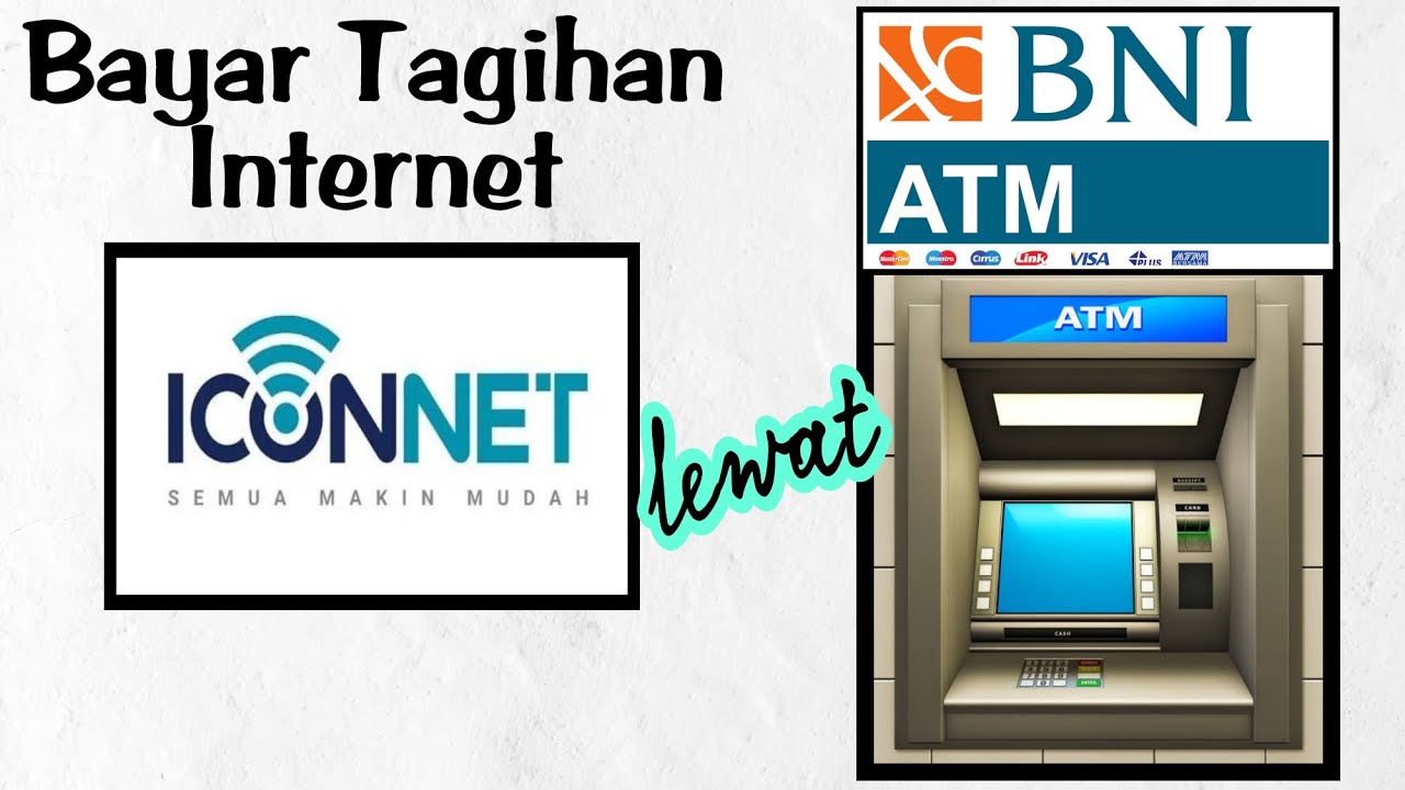 Cara Bayar Tagihan Internet Iconnet lewat ATM BNI - YouTube