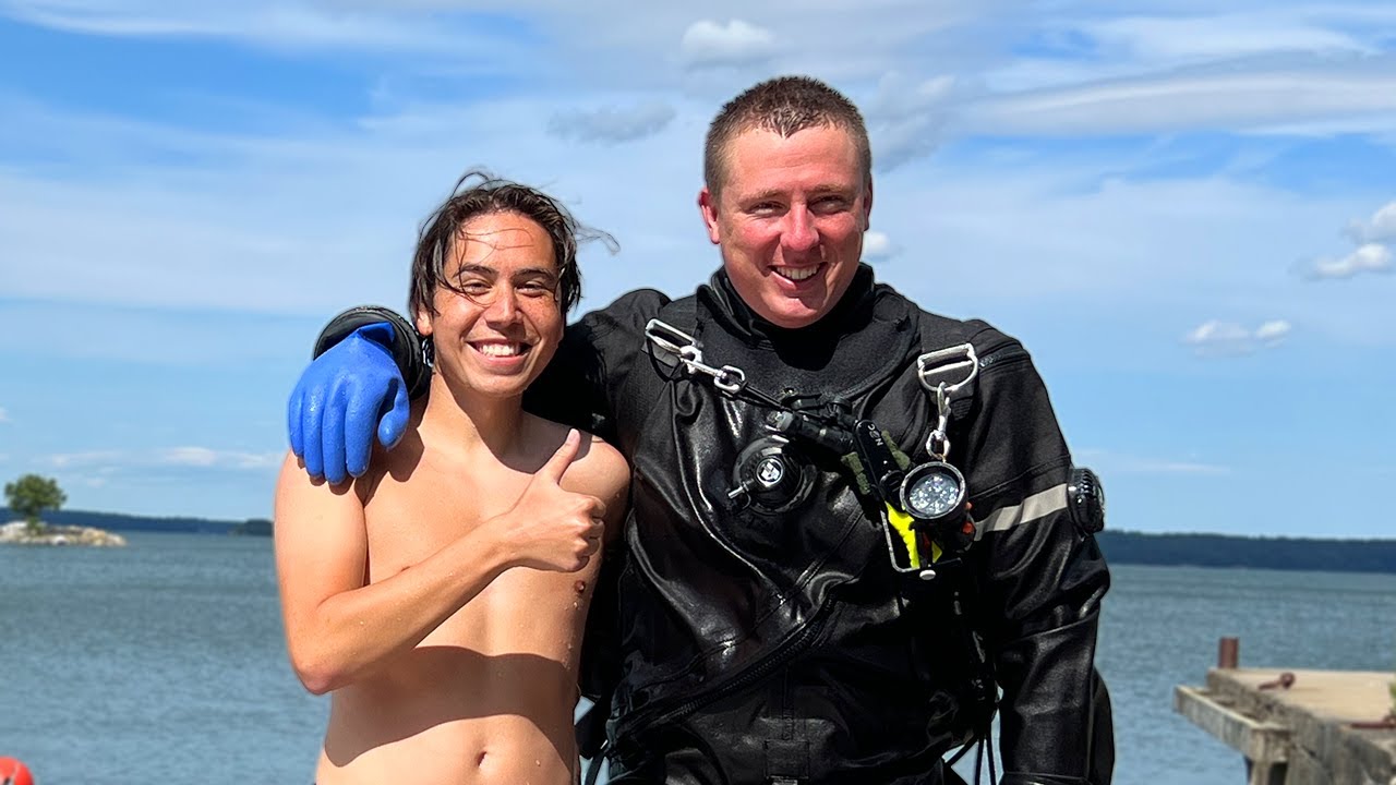 A Swedish Military Diver Had To Help Us... - YouTube