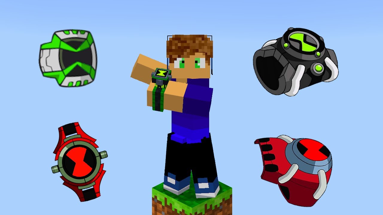 OMNIVERSE V21!! APENAS UM BLOCO DE BEN 10 NO MINECRAFT - YouTube