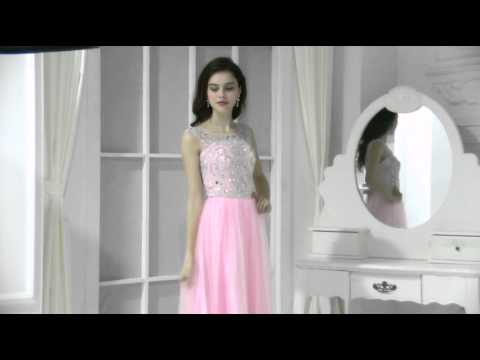 Elegant Tulle & Stretch Satin Bateau Neckline A-Line Prom Dresses -- Adasbridal ( SOD97499)