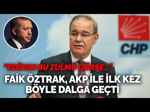 Faik Öztrak, AKP ile ilk kez böyle dalga geçti: \