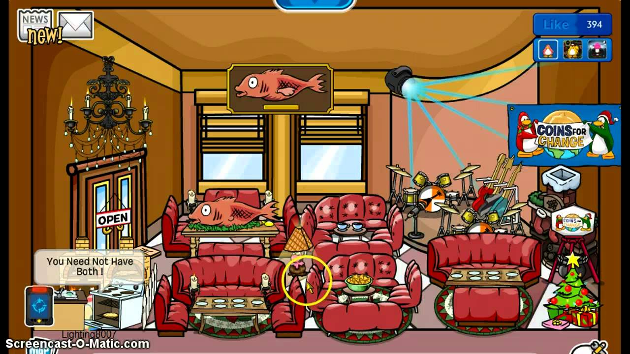 Club Penguin Restaurant Ideas (Part 2) - YouTube