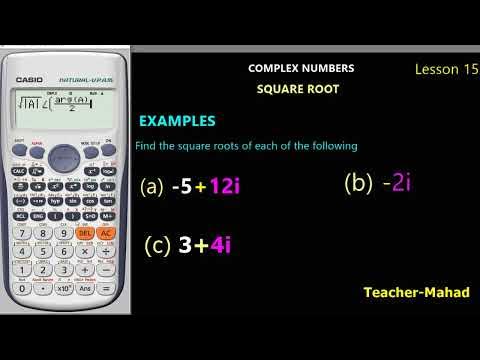 lesson 15( part 2 complex numbers) - YouTube