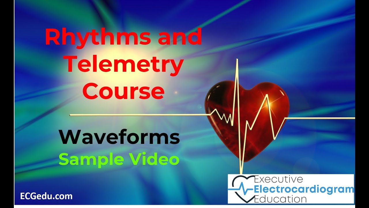 Rhythms and Telemetry Course - The ECG Waves Sample Video - YouTube
