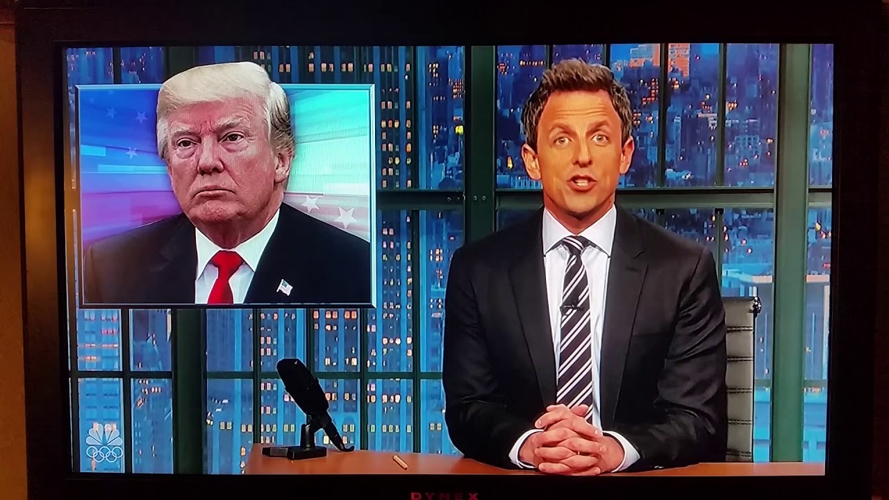 Seth Meyers says "shit" sometimes bleeped, sometimes not. - YouTube