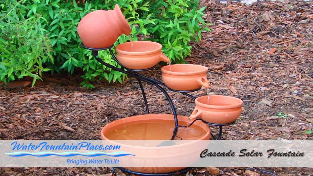 Instructions for Any Cascade Solar Water Fountain - YouTube
