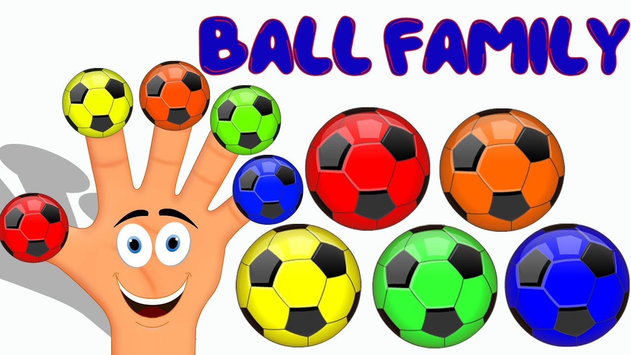 Soccer Sport Ball Finger Family - Color Ball Finger Family - Nursery ...