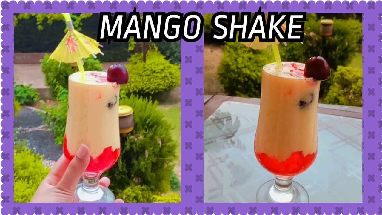 Simple Mango shake recipe - YouTube