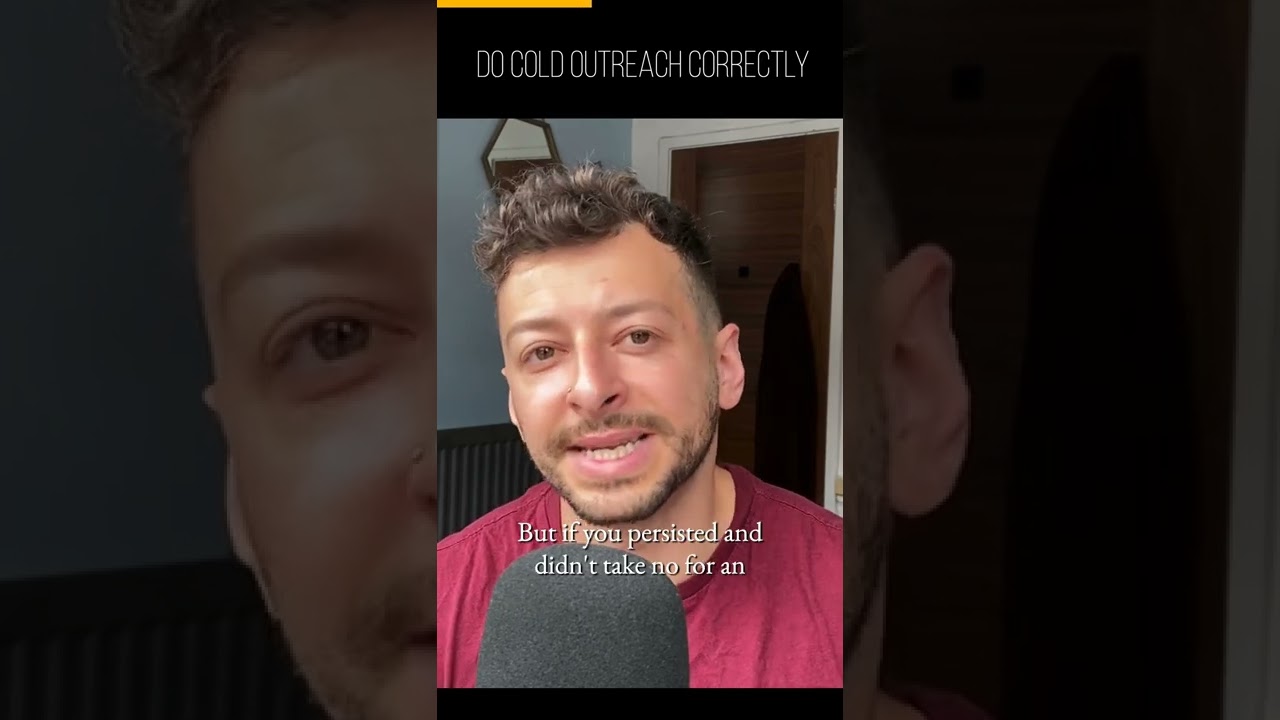 How to do cold DM outreach properly - YouTube