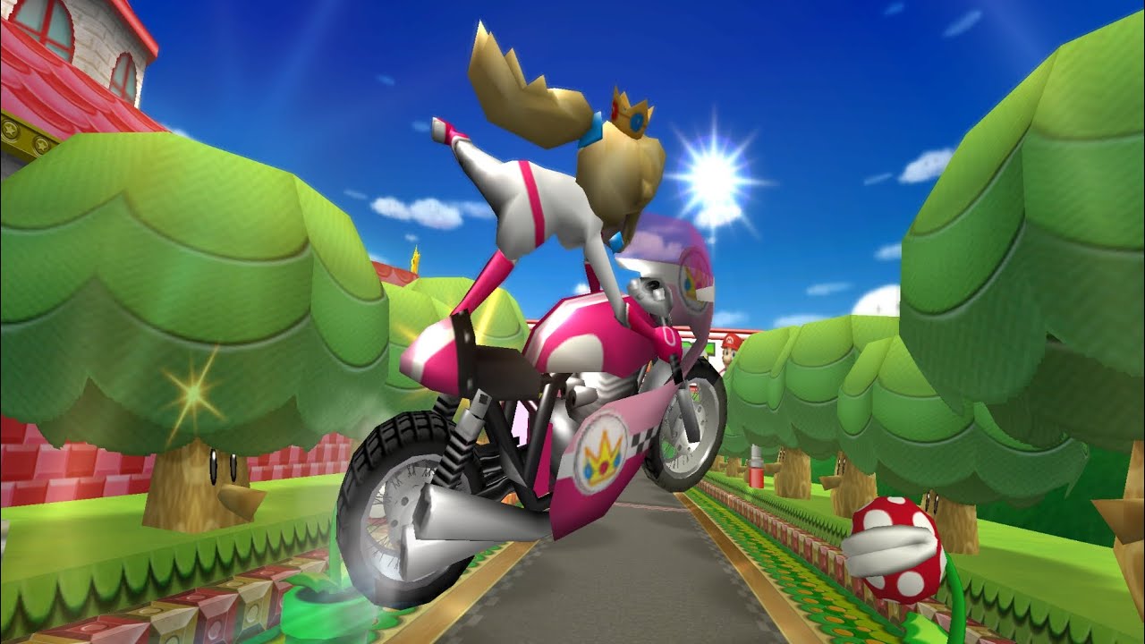 Mario Motorcycle Games Stunt