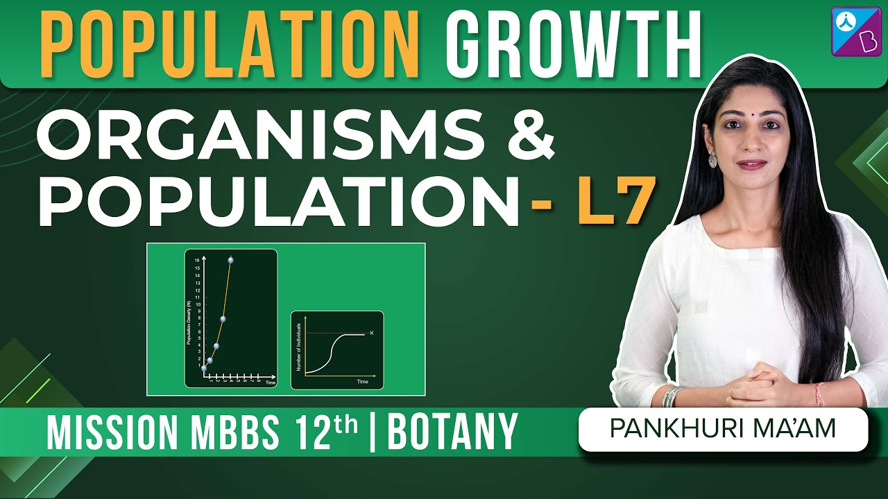 Population Growth - Organisms and Population Class 12 Biology Concepts ...