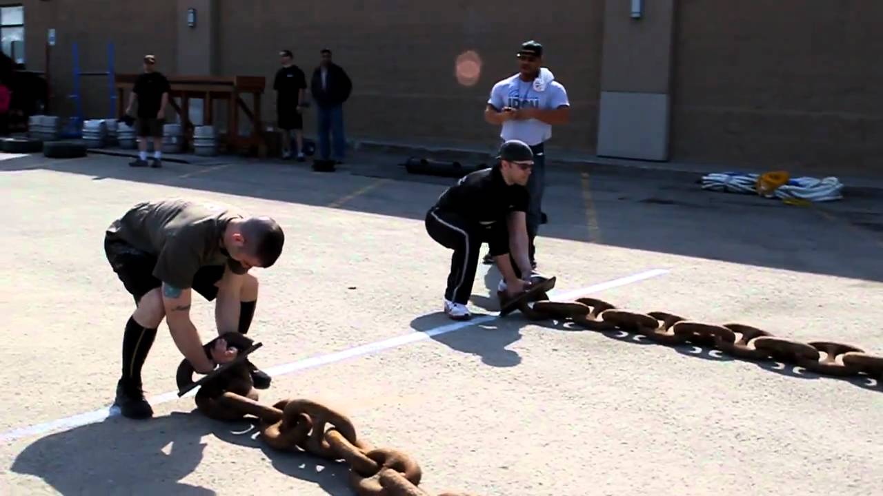 Chain Drag Strongman of the North Competition 2011 - YouTube