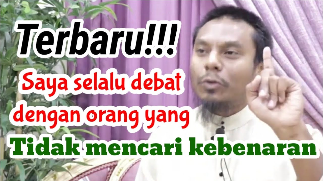 Ust.Salaman ali muncul setelah debat - Cerita debat selama ini - YouTube