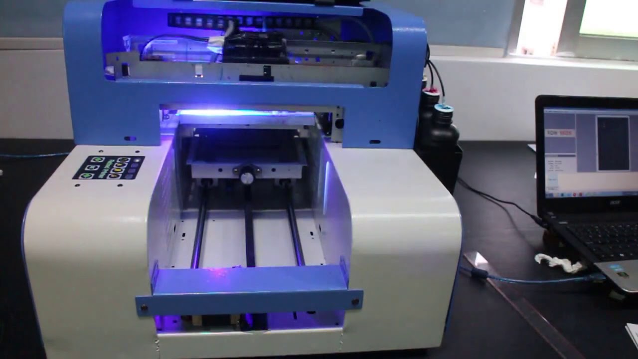 uv printing on Pen with small size UV printer - YouTube