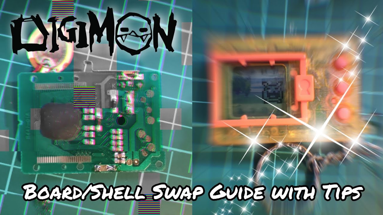 [Digimon] Digital Monster Virtual Pet Board/Shell Swap Guide - YouTube