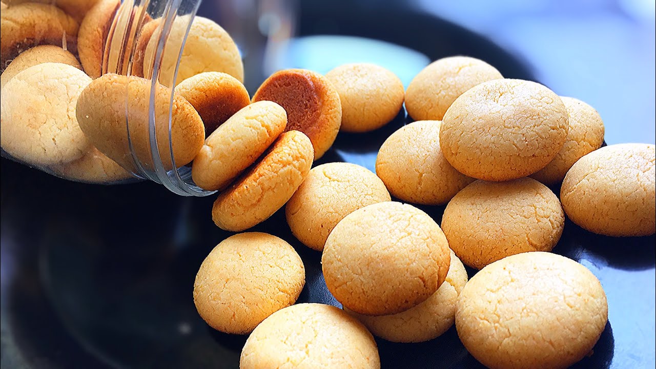 Mini Milk Cookies Recipe | No egg & No oven | My Taste - YouTube