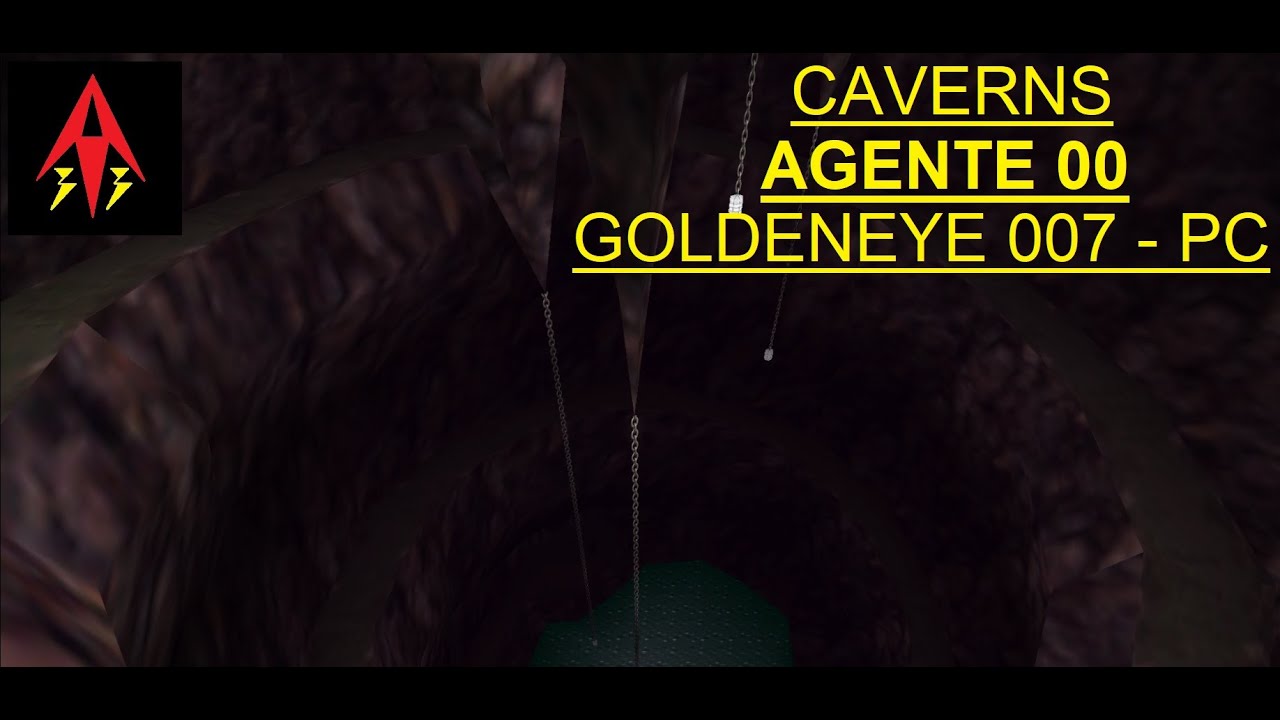 GoldenEye 007 in PC - Mission 17: Caverns - 00 Agent - YouTube