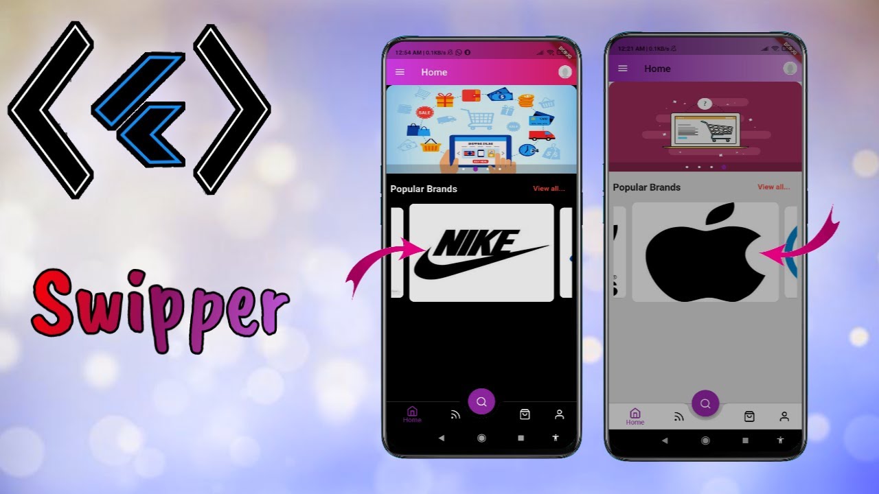 how to make swipper in Flutter , with source code - YouTube