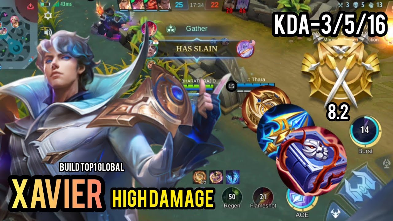 Xavier insane magic damage #mobilelegends #xavier - YouTube