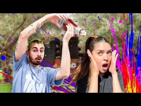 Messy Food Challenge W/ GF "Surprise Ending" - YouTube