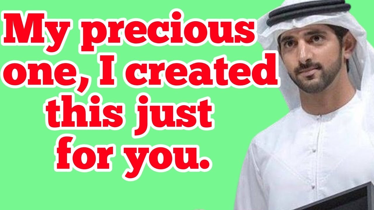 I created this just for you|sheikh hamdan English poem|fazza poem|Dubai ...