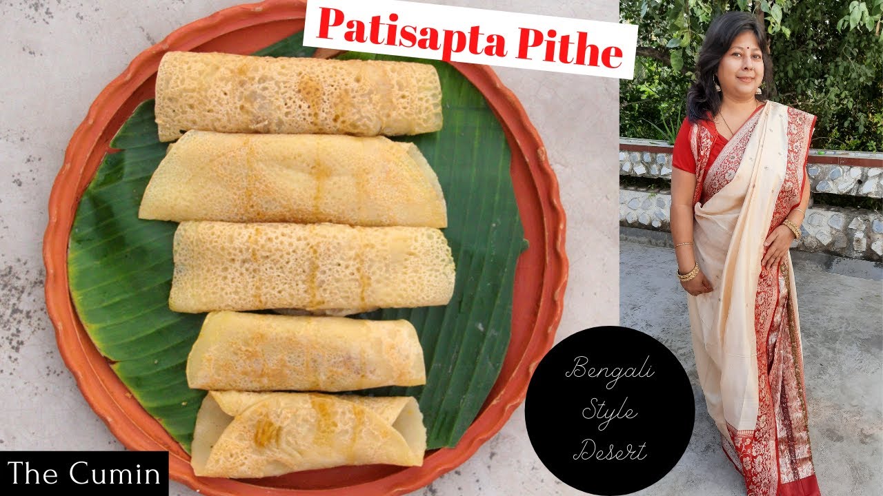 Patishapta Pithe Recipe | Authentic Bengali Style Desert | Patisapta ...