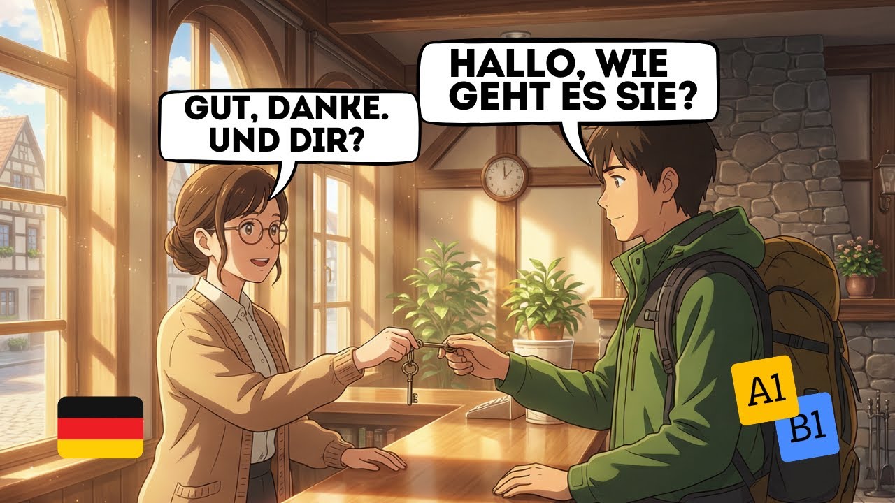 11 minutes of German conversation for beginners | Daily dialogues - YouTube