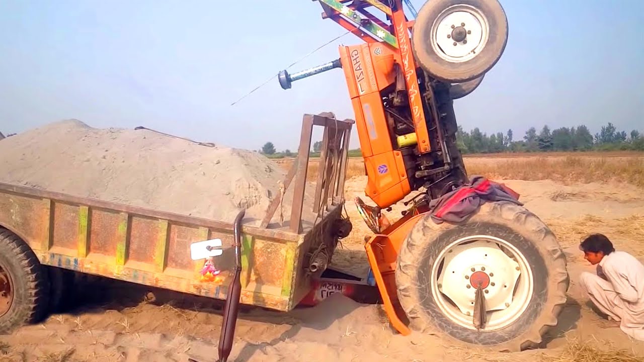 TOP 10 Crazy Dangerous Tractor Driving Skills Compilation - YouTube