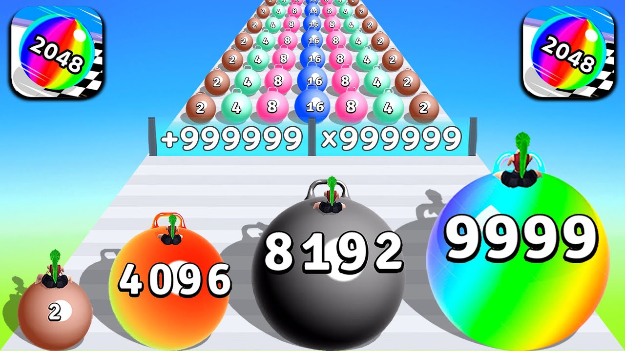 Satisfying Mobile Game Marble Run, Merge Balls, Ball Run 2048 Videos ...